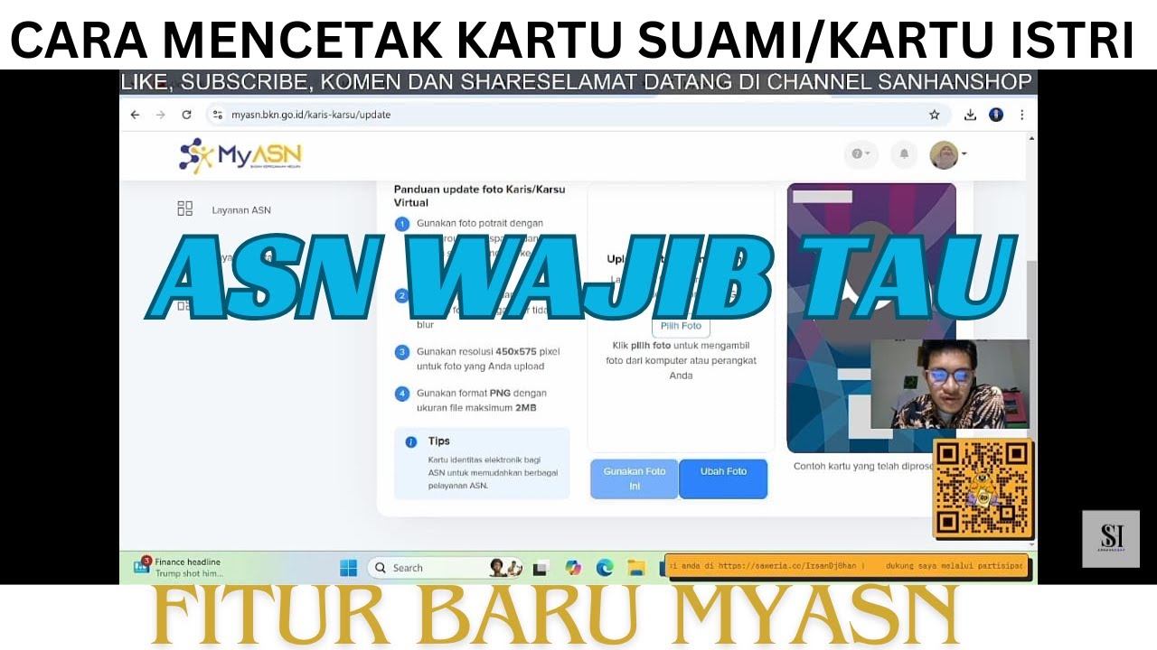 CETAK KARIS DAN KARSU MELALUI MY ASN BKN TAHUN 2025 (KARTU SUAMI DAN ...
