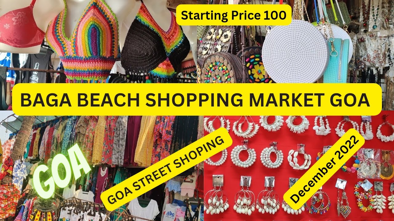 Baga Beach Shopping GOA 🤩🏖️| GOA Shopping Vlog | GOA Street Shopping 🙈 ...