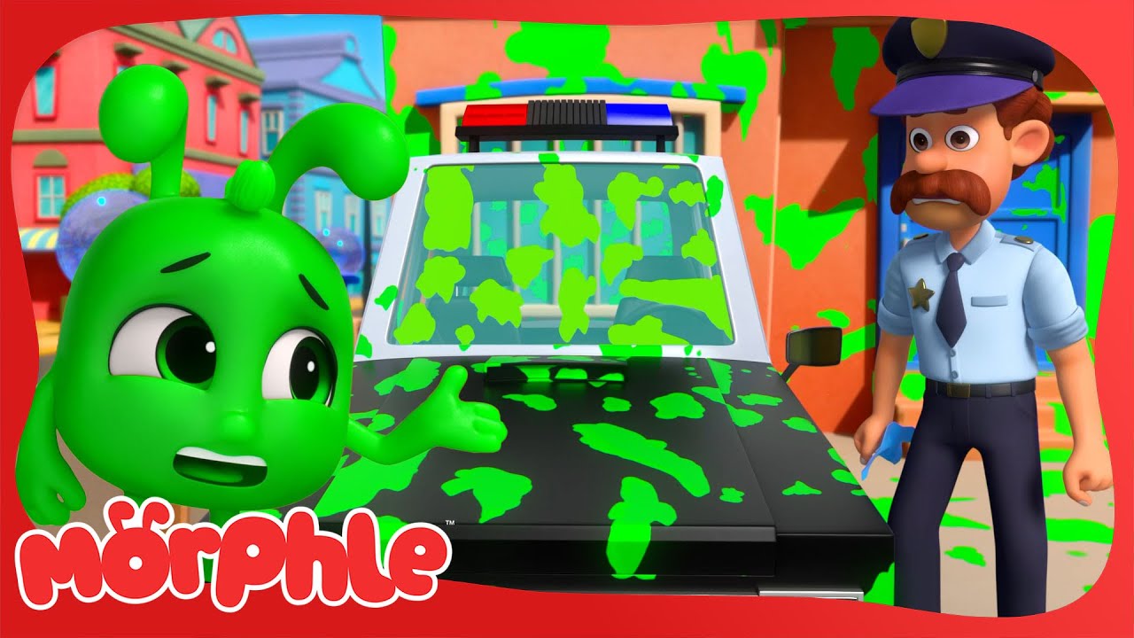 Green Splatter Party | Morphle | Moonbug Kids - Girl Power Fun Time ...