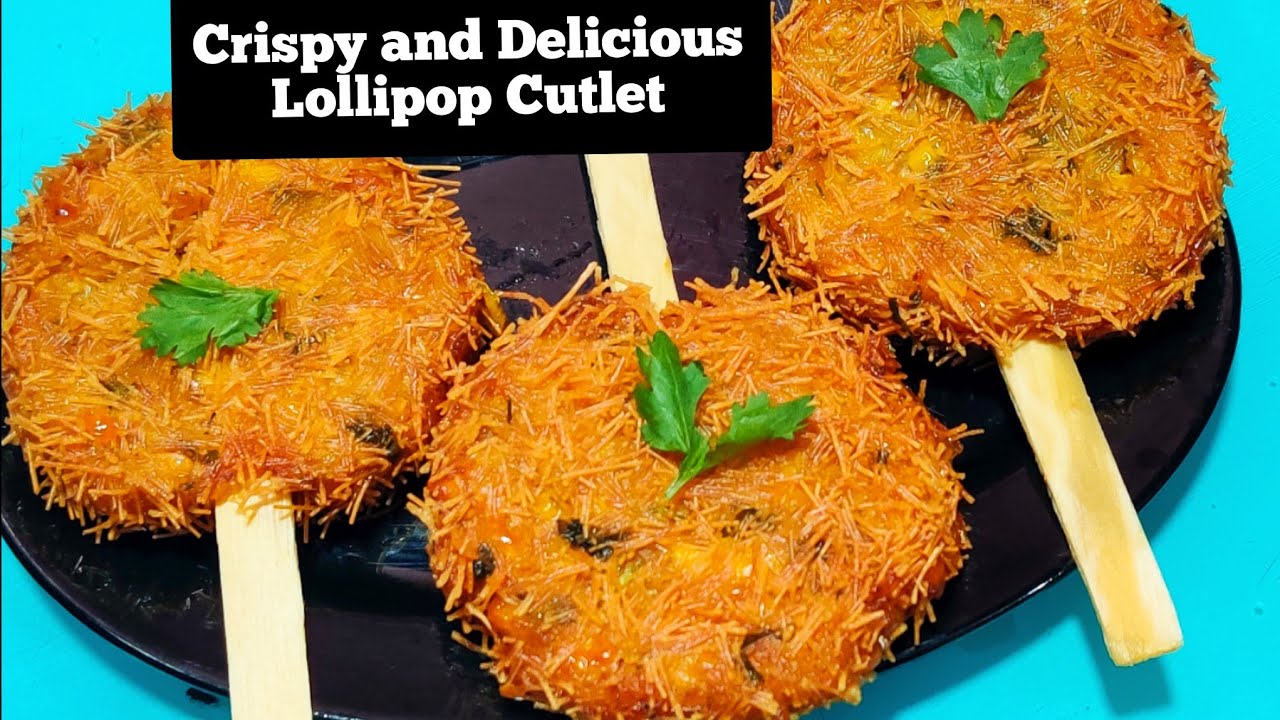 Crispy Veg Cutlet | Corn Lollipop | Easy Evening Snack Recipe | Easy ...