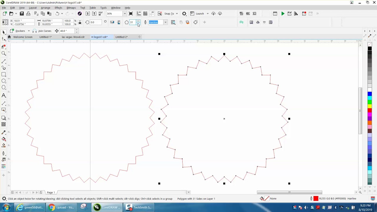 Corel Draw Tips & Tricks Two ways to make the same thing - YouTube