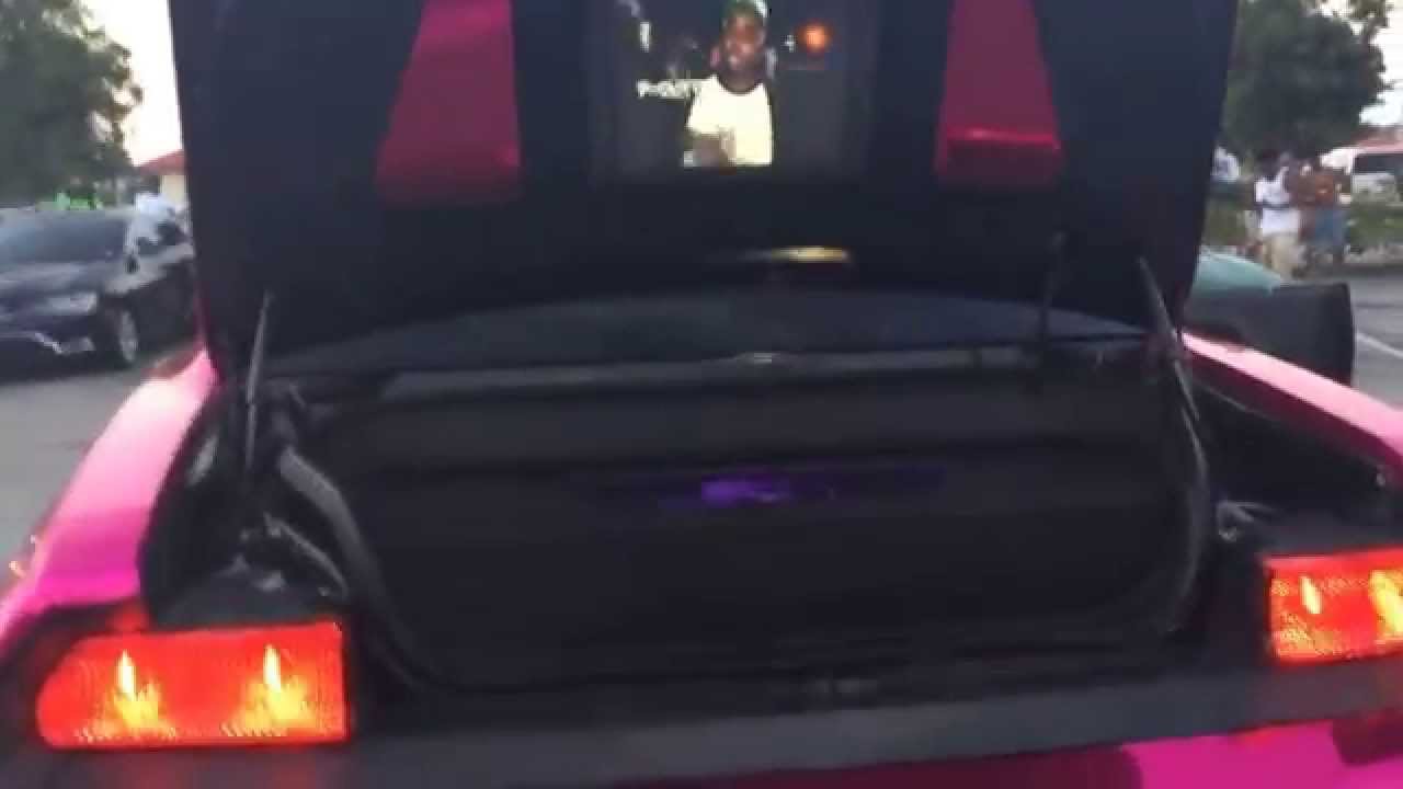 Pink Chrome flat Screen TV#54 - YouTube