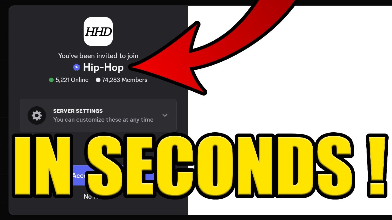 HOW to JOIN HIP HOP DISCORD SERVER PC & MOBILE - YouTube