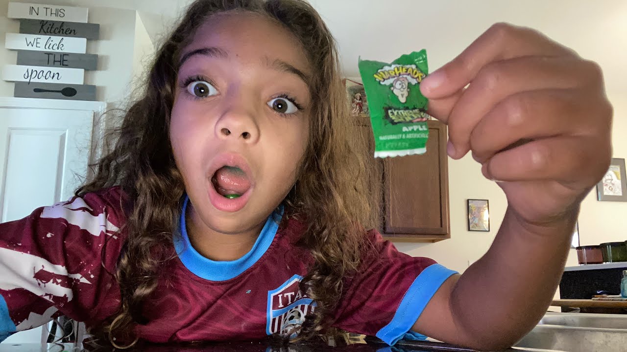 TRYING OUT SOUR CANDY!!! Comment for part 2! - YouTube