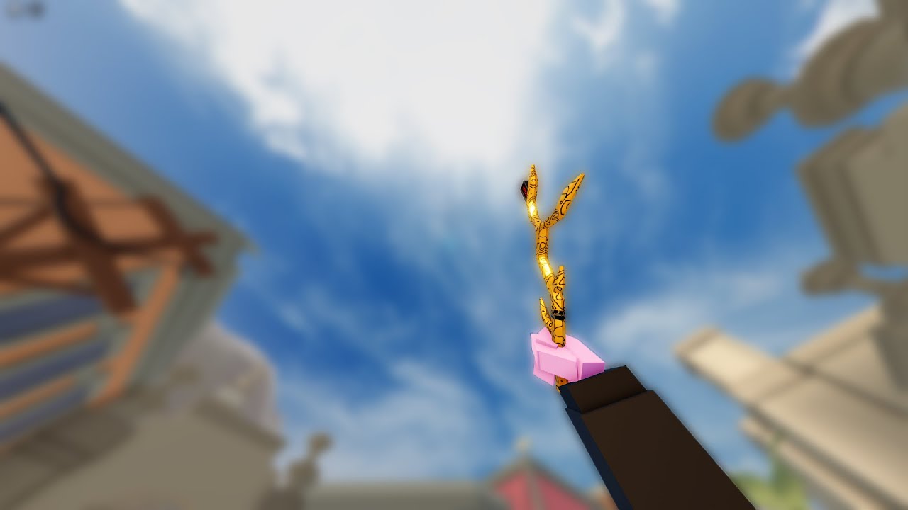 Damascus Gold On The Stick!! Bad Business Roblox - YouTube