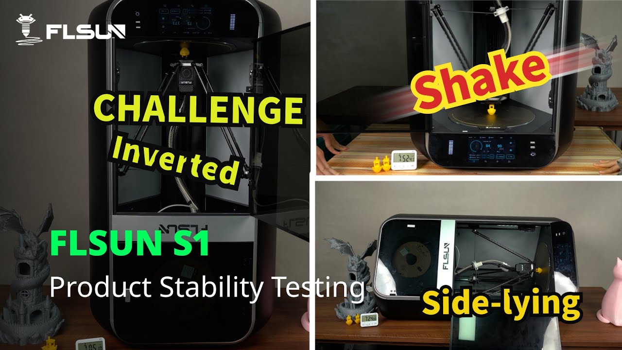 Ever Seen a 3D Printer Handle INSANE Vibrations, Printing Upside Down ...
