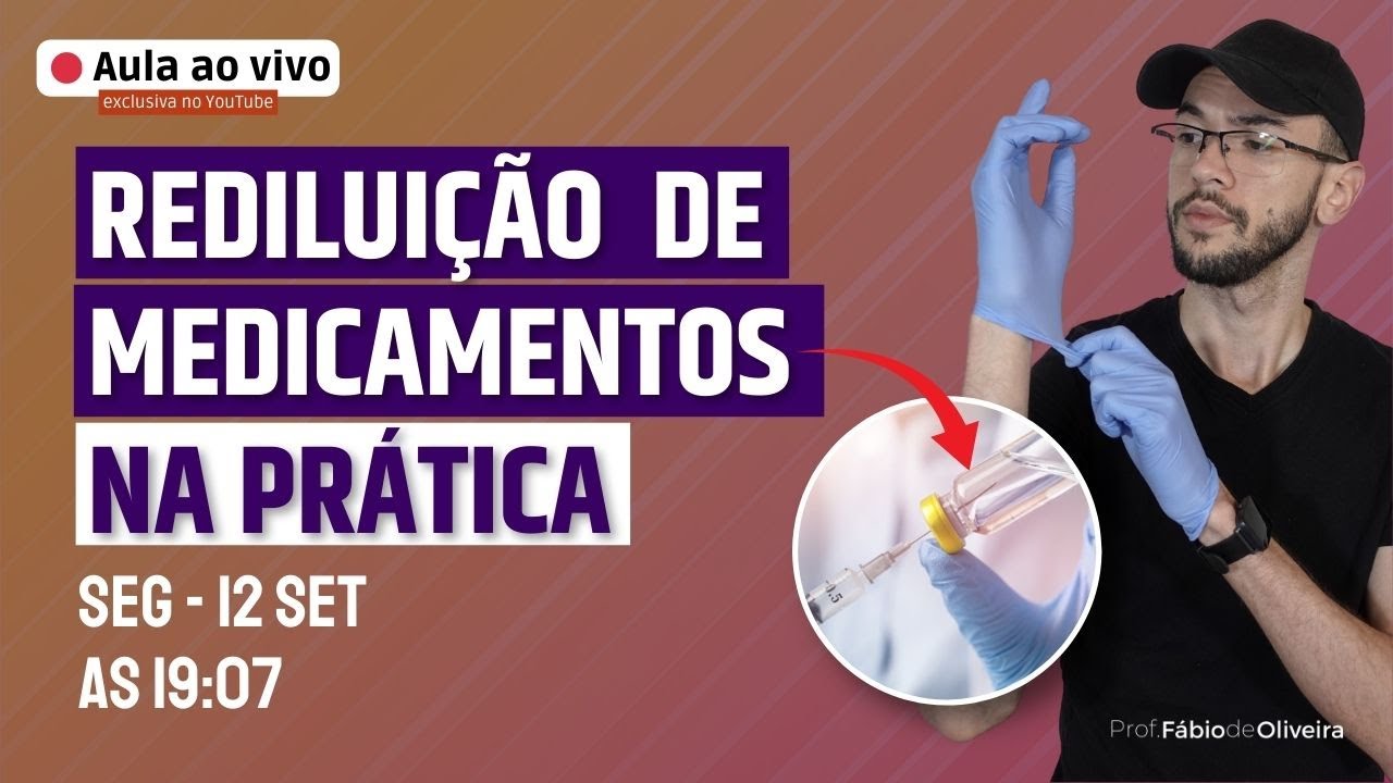🔴 REDILUIÇÃO DE MEDICAMENTOS na Prática! - YouTube