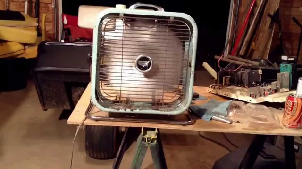 1950s Country Aire C-122 box fan - YouTube