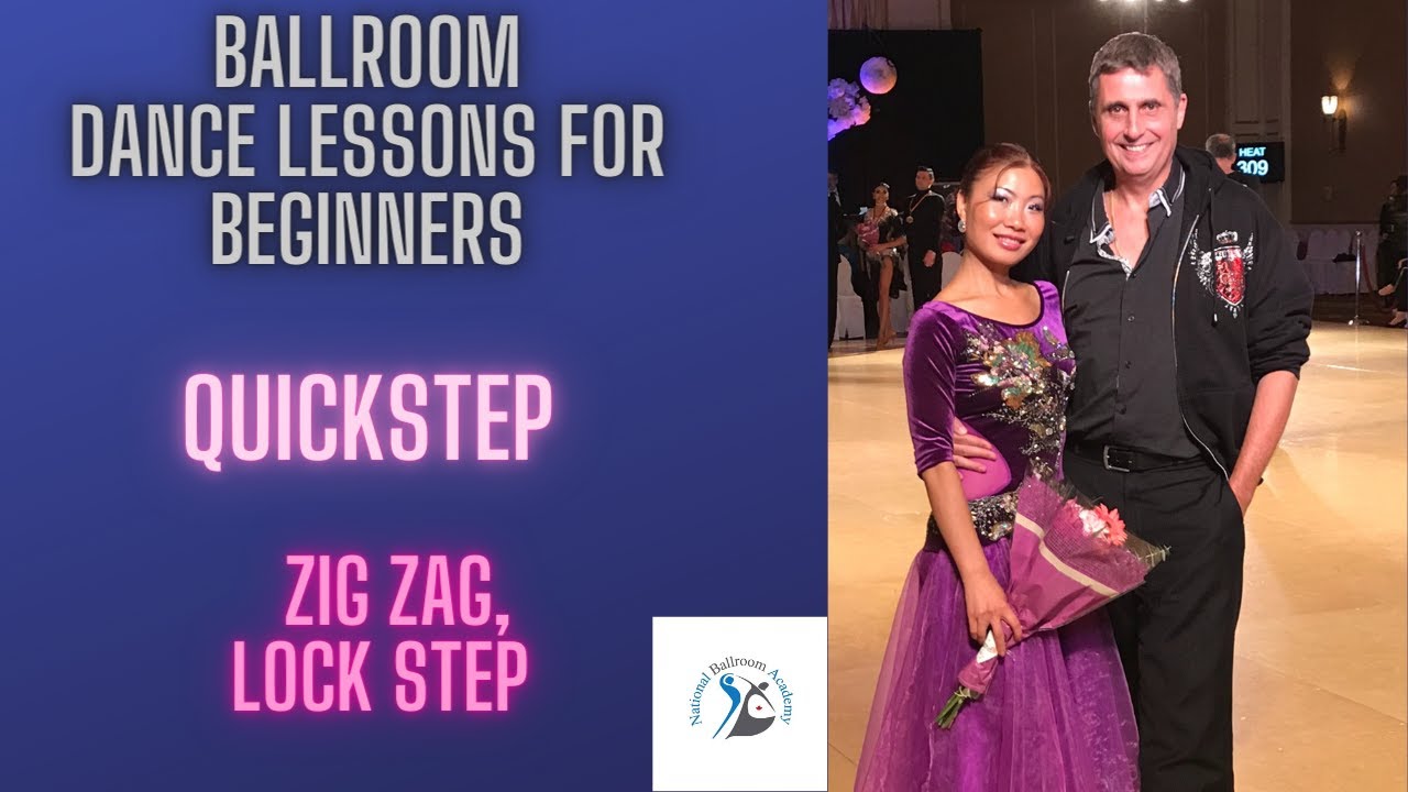 Dance Lessons for Beginner - Quickstep - Zig Zag, Lock Step - YouTube