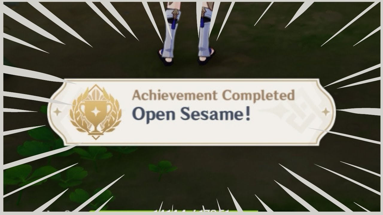 Sumeru Hidden Achievement and Quest - Open Sesame! - YouTube