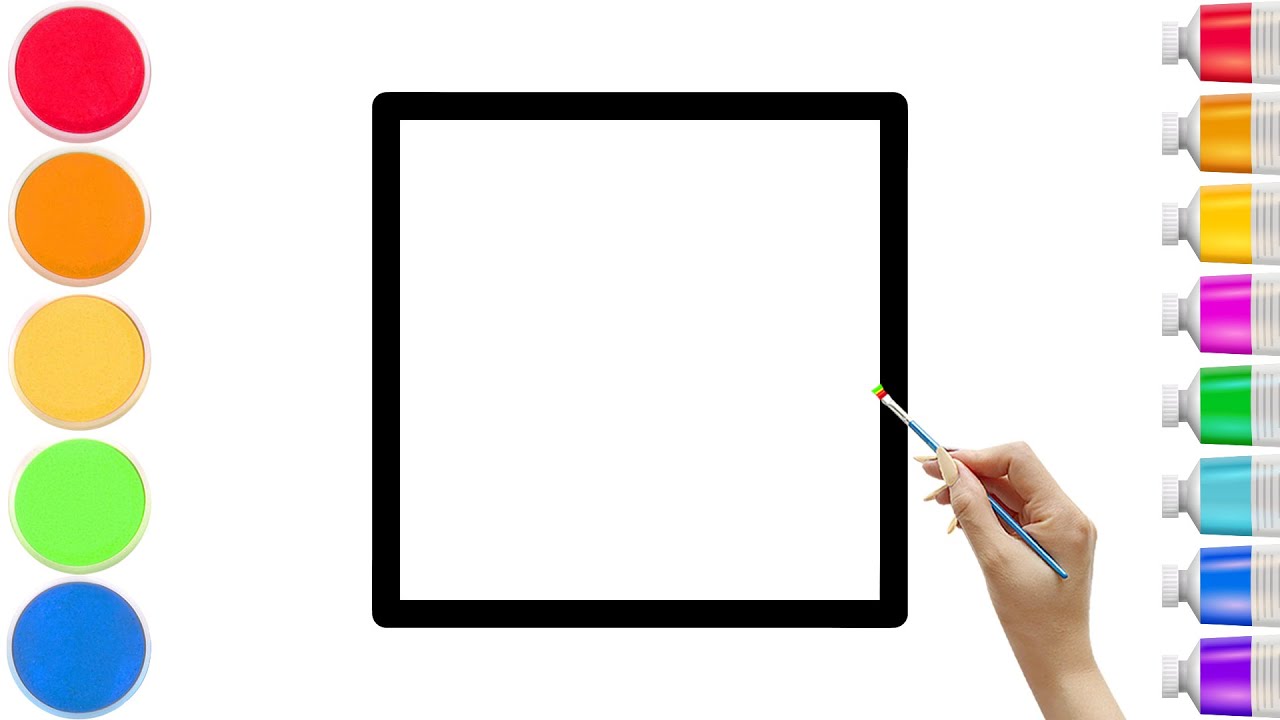 how to draw square | step by step - YouTube