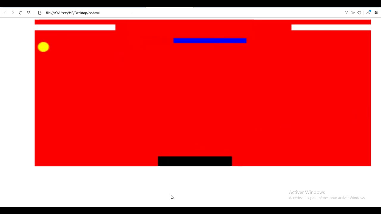 Code Ping Pong Game Using Javascript And Html5 Youtube