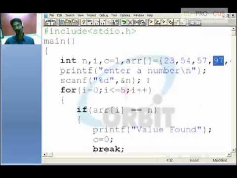 C Language Tutorial on Arrays for Beginners Session 8 - Elprocus - YouTube