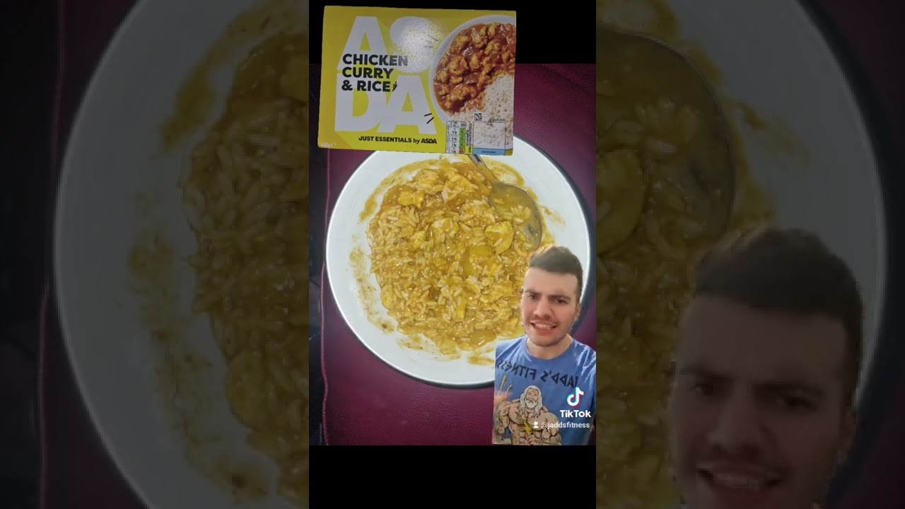 CALORIE COUNTED MEAL #3 • ASDA Chicken Curry & Rice 🍛🐔 - YouTube