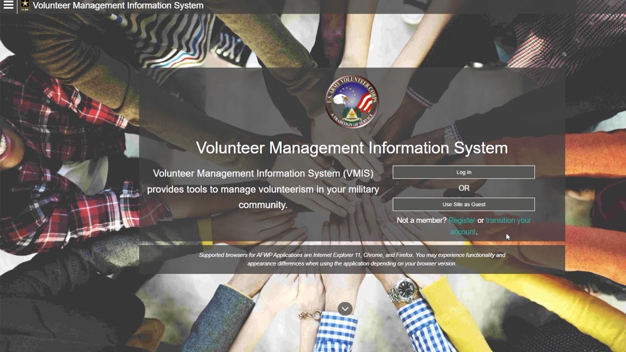 How To Move to New VMIS and How To Log Hours - YouTube