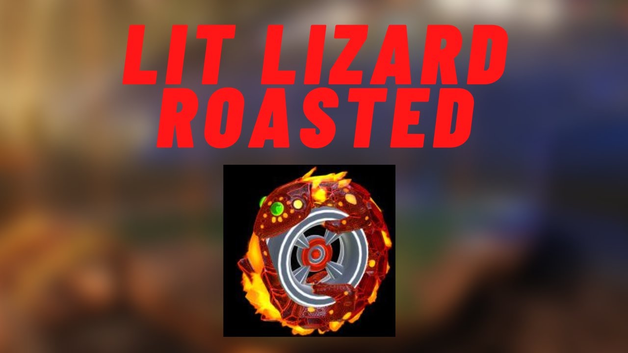 All Painted Lit Lizard Roasted Wheels Rocket League Showcase - YouTube