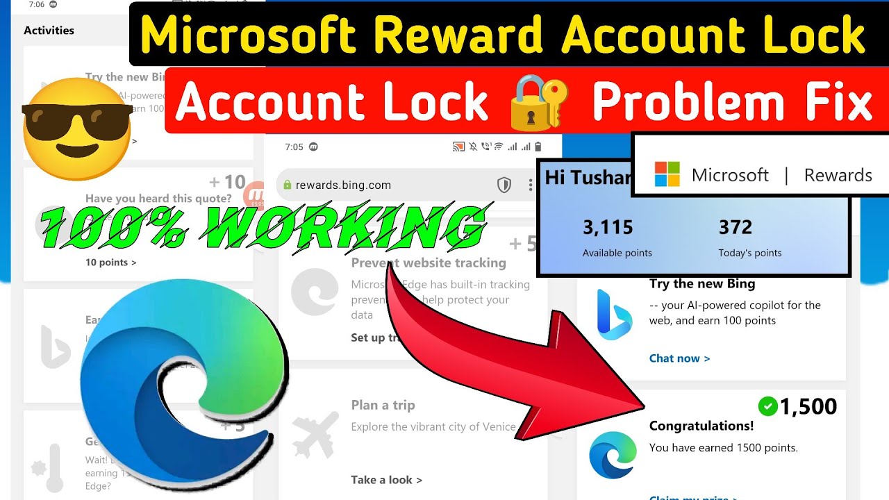 Good News From Microsoft Rewards |Microsoft Reward Points Lock🔒Fix ...