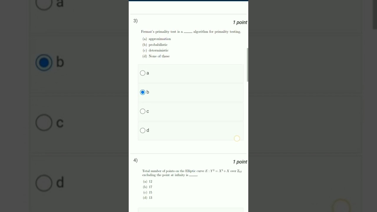 Cryptography and network security nptel assignment 6 answers - YouTube