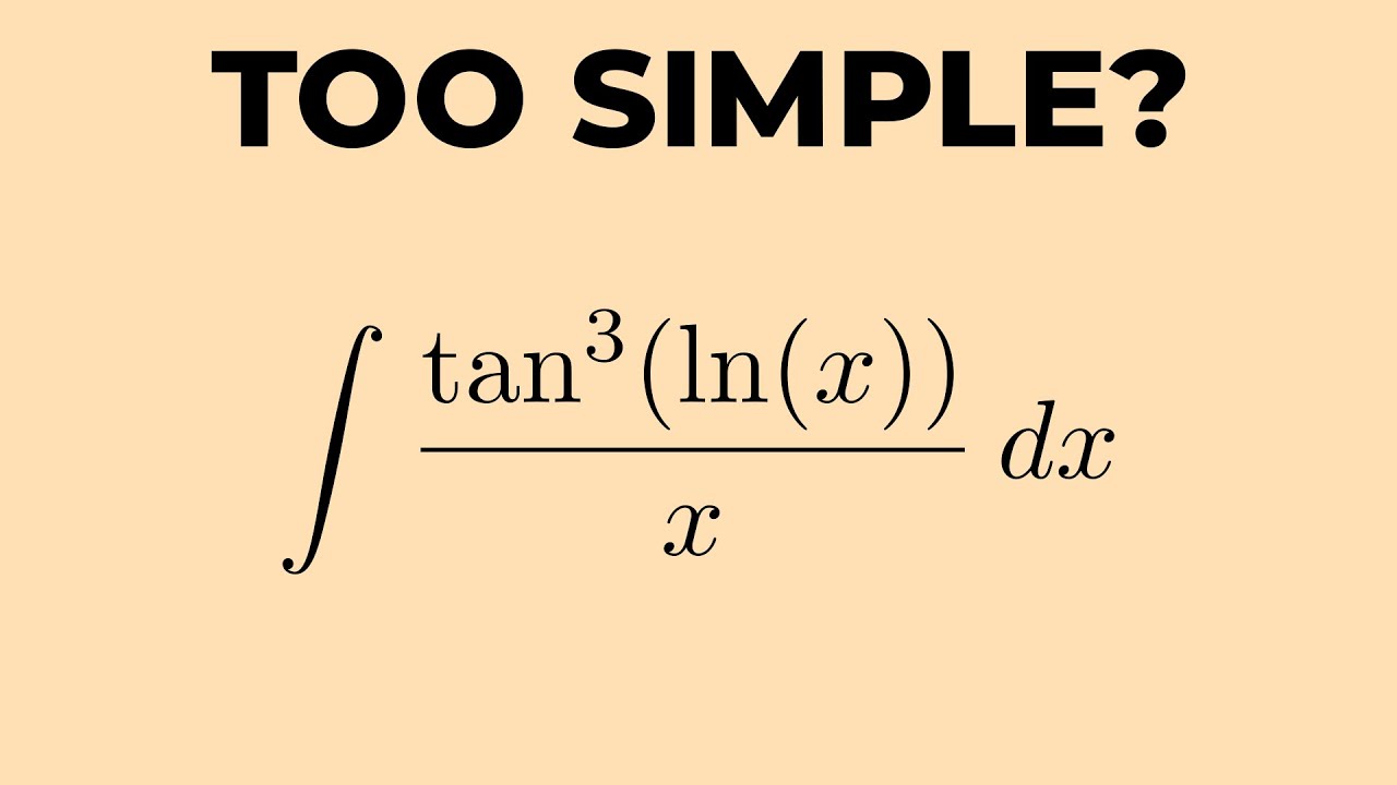 A Simple Integral - YouTube