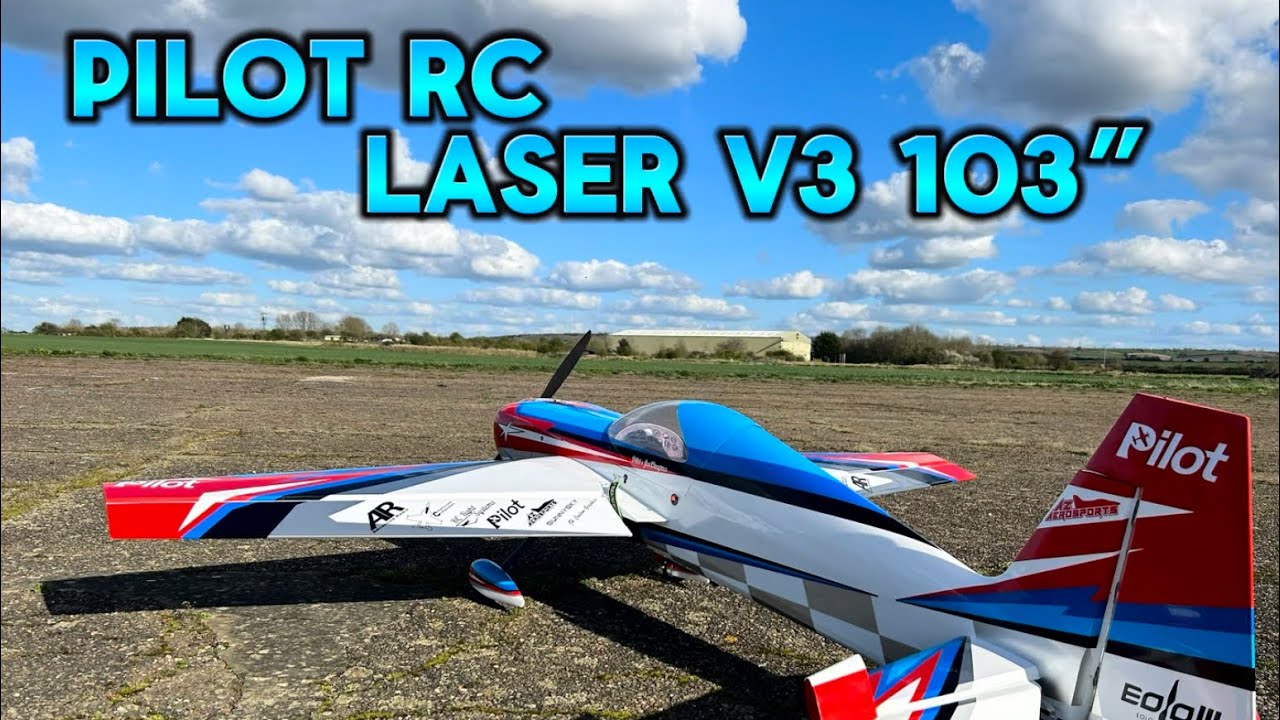 Pilot Rc Laser V3 103” relaxing at Langar Airfield flown by Joe Hampson ...