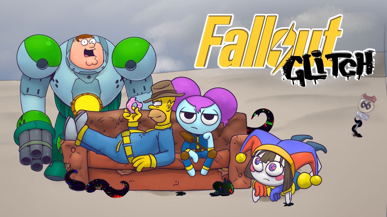 FALLOUT 4 GET ABSTRACTED: Homer, Pibby and Pomni Rush to the Rescue ...