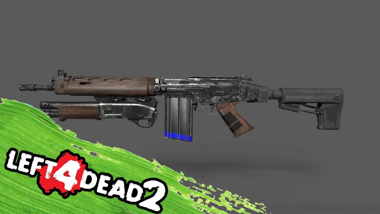 [L4D2] Custom Weapon: CoD MWR FAl FN beefeater - YouTube