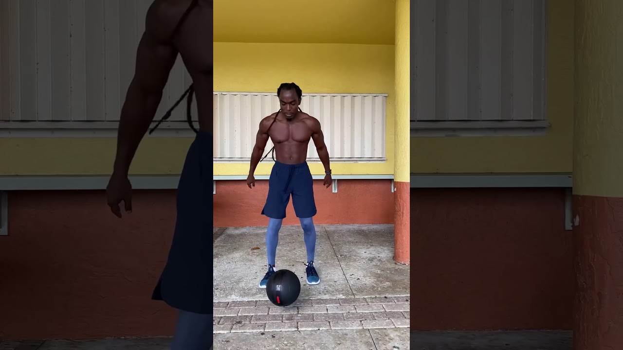 12 fat burning slam ball exercises - YouTube