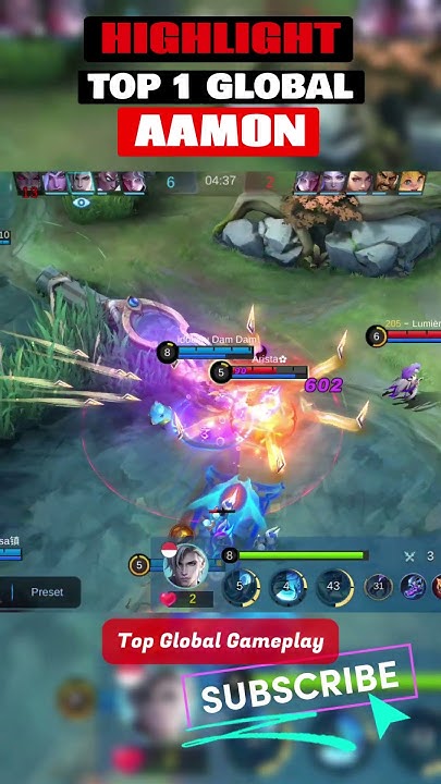 Highlight Top 1 Global Aamon Gameplay by idolaku Dam Dam #mlbb #mobilelegends #viral #shorts # ...