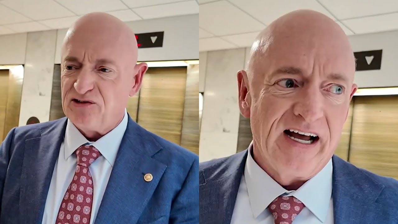 Reporter Just Destroyed Mark Kelly With Question About His Tesla - YouTube