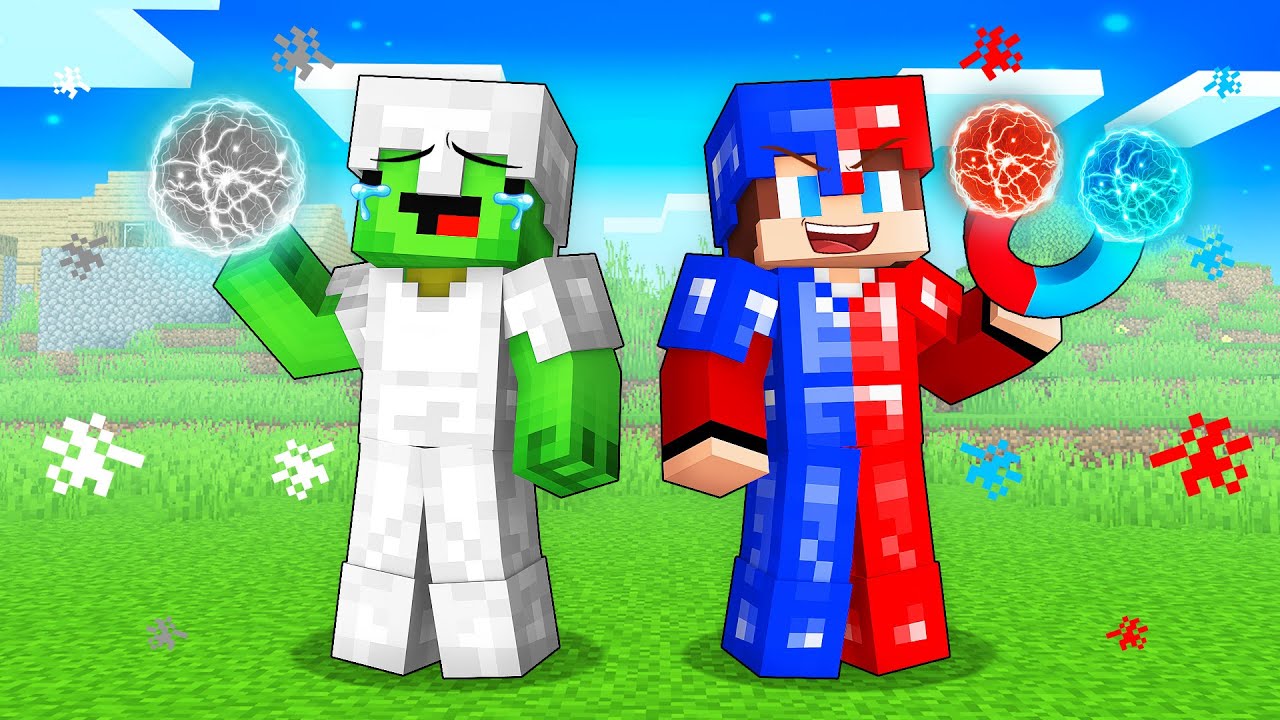Mikey IRON Armor vs JJ MAGNET Armor Survival Battle in Minecraft ...