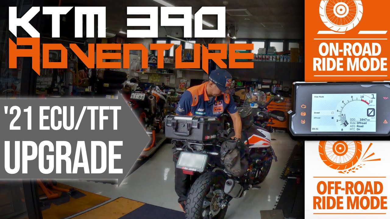 KTM 390 Adventure | Upgrading ECU & TFT Ride Modes | ADVinJapan #43 ...