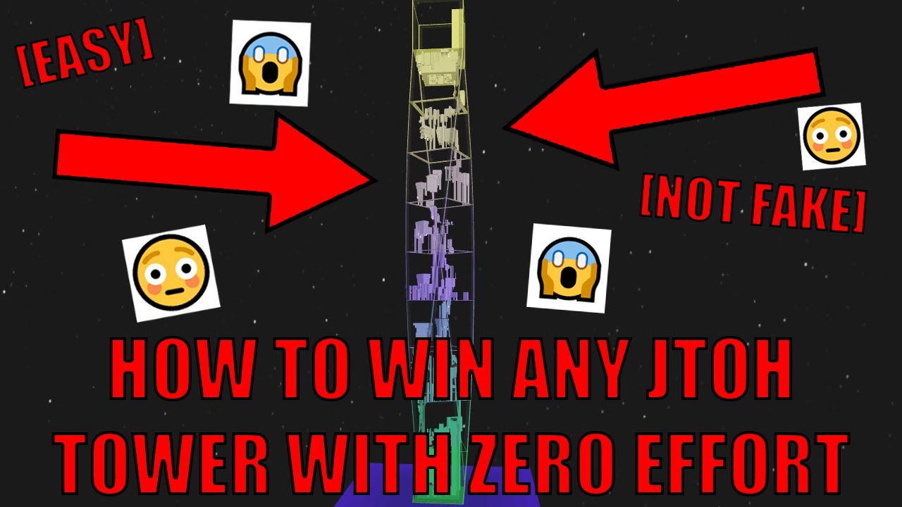 HOW TO WIN ANY JTOH TOWER WITH ZERO EFFORT [EASY] [NOT FAKE] - YouTube