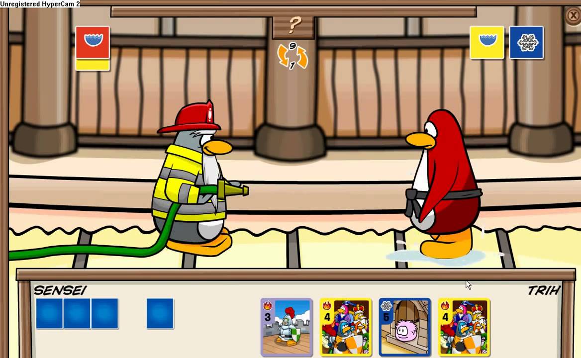 club penguin card jitsu power cards - YouTube