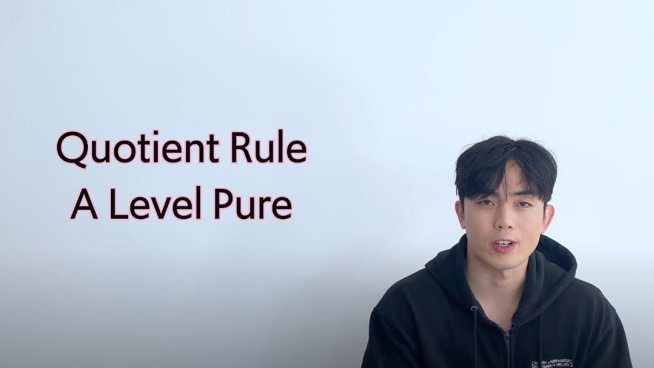 A Level Pure | Quotient Rule - YouTube