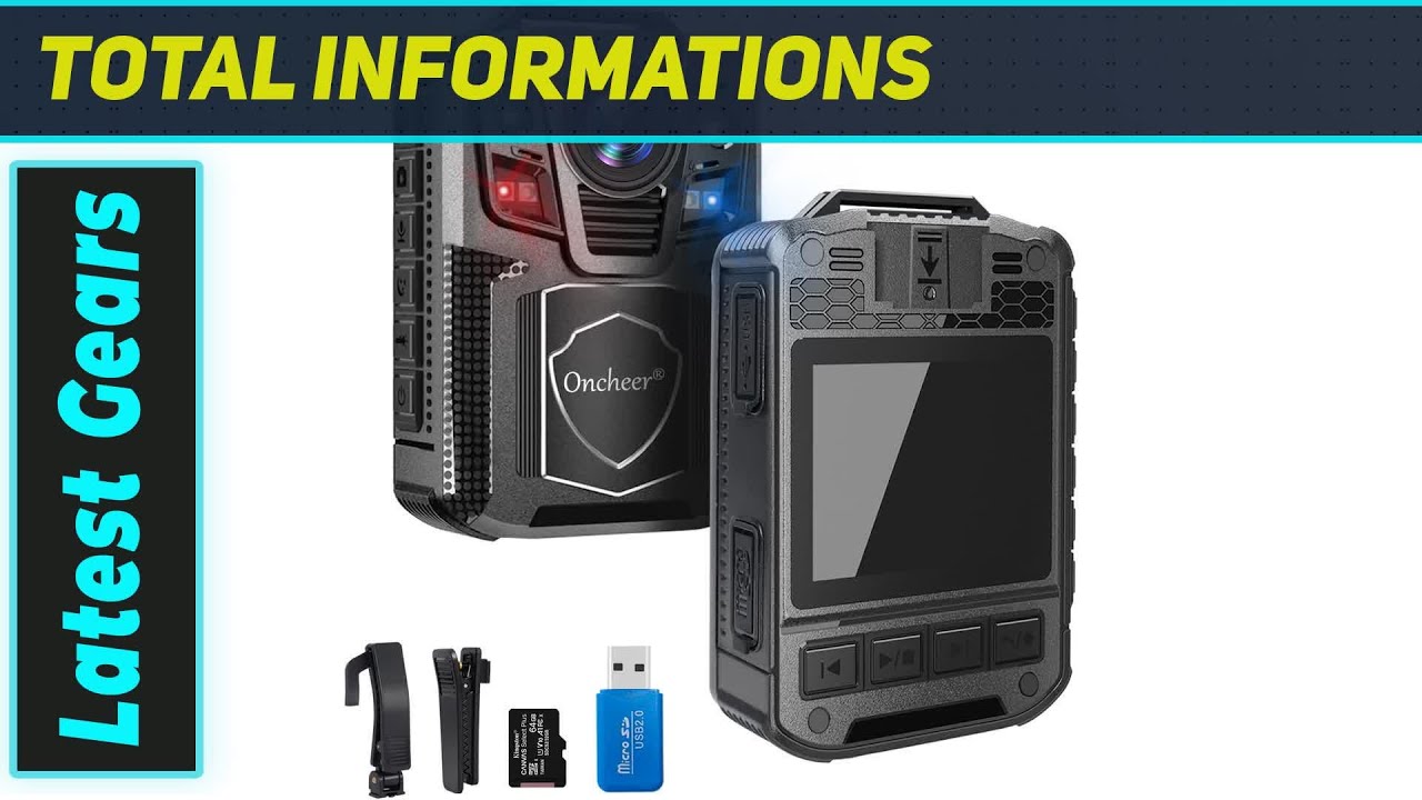 Ultimate 1296P Patrol Sport Body Camera: 12H Battery & Night Vision ...