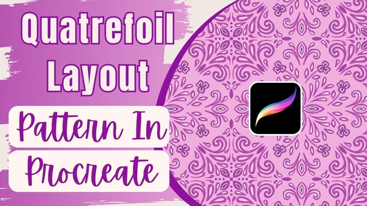 Create A pattern In Procreate Using Quatrefoil Layout - YouTube