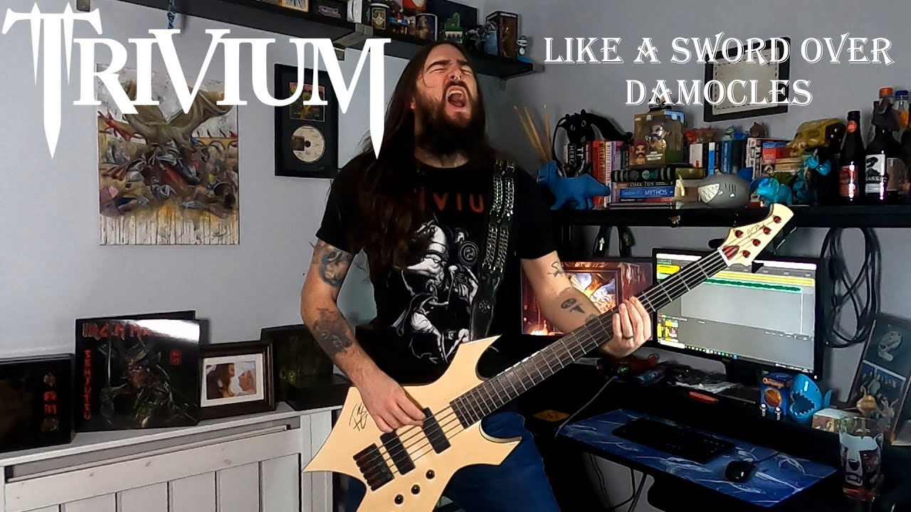 Trivium - Like A Sword Over Damocles (BASS COVER) - YouTube