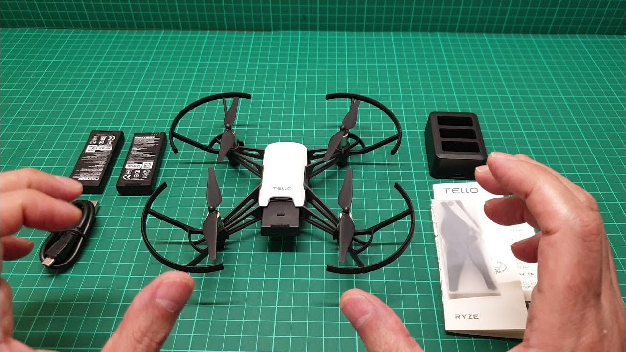 dji Ryze tello boost combo drone unboxing - YouTube