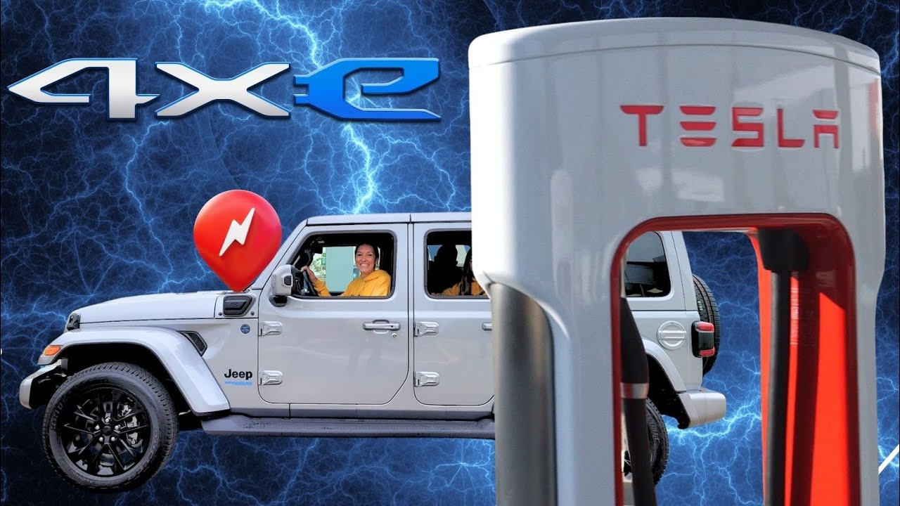 Charge Your Jeep 4xe With A Tesla Charger | Nivion J1772 to Tesla ...
