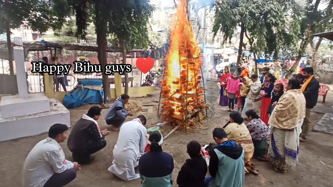 Assamese festival ( bhoGali Bihu ️) ( bhela Ghar ) @_hellridermt4359 ...