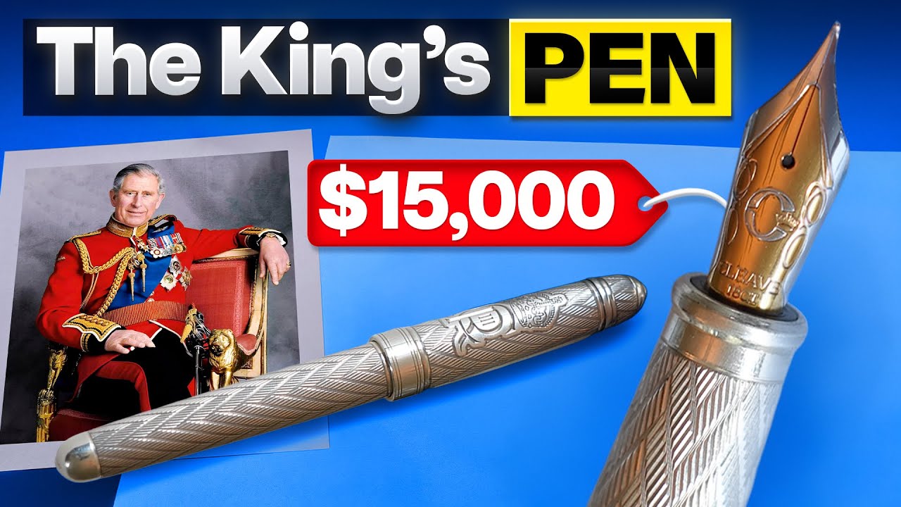 The $15,000 Pen That Didn’t Leak During King Charles’ Coronation - YouTube