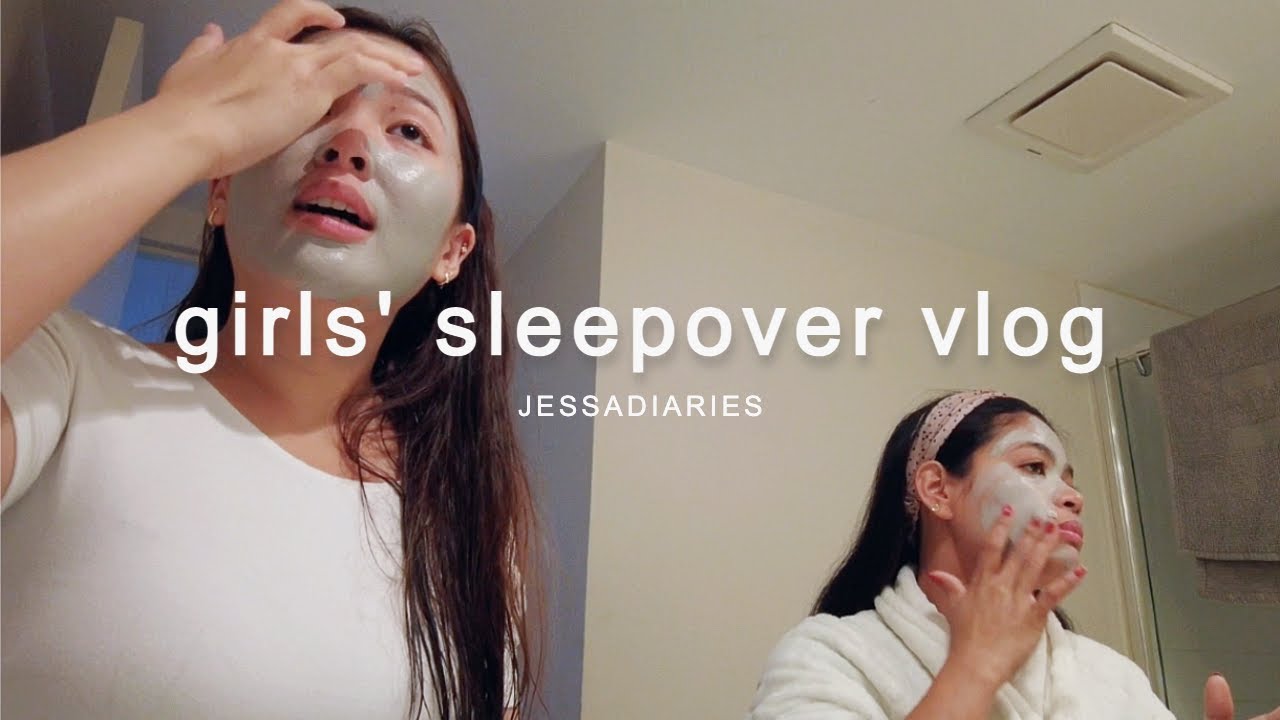 girls' sleepover, lots of cooking, eating and chatting • vlog ...