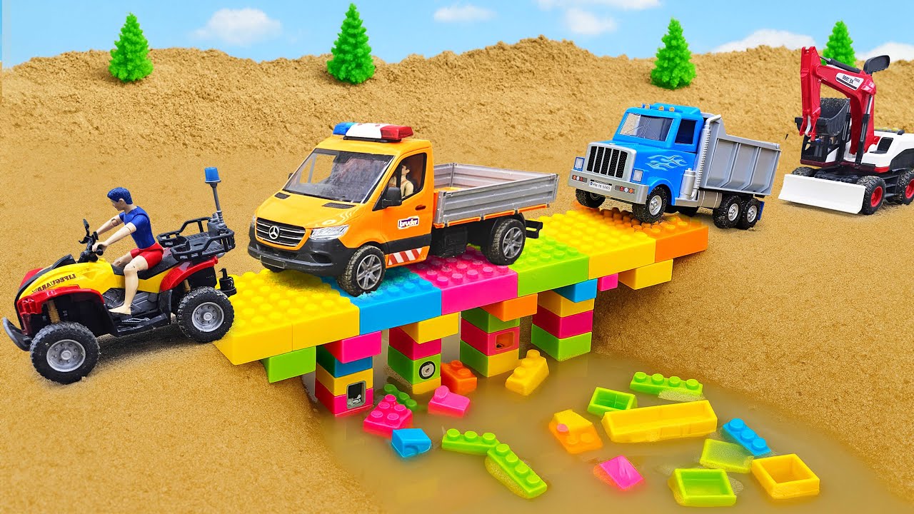 Diy tractor mini Bulldozer to making concrete road | Construction ...