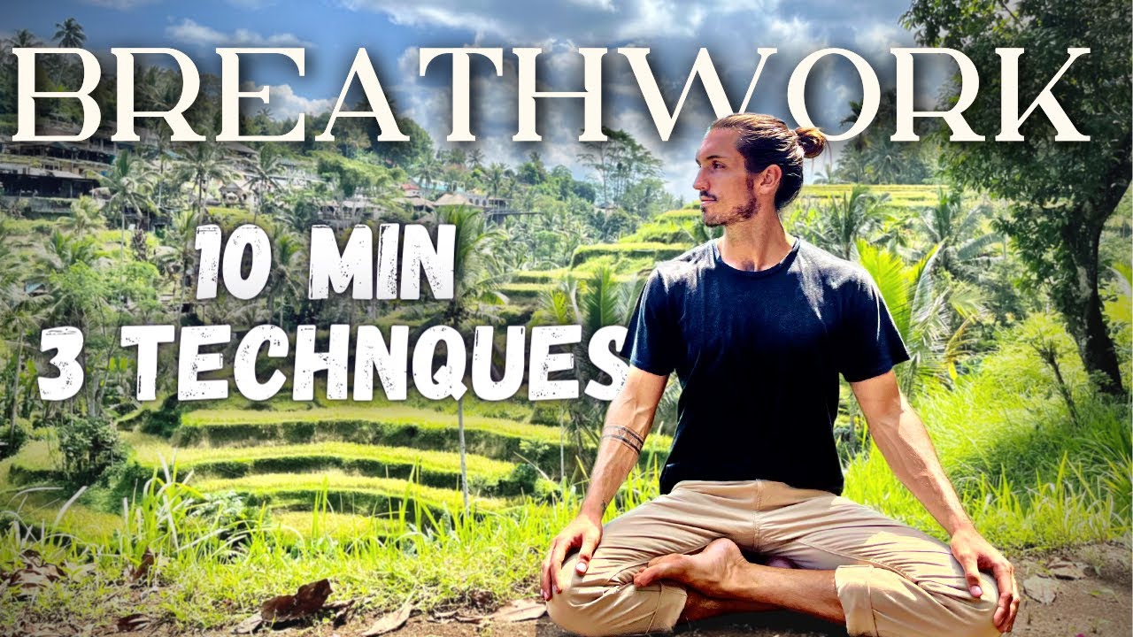 10 Minute Guided Breathwork I 3 part breath + Breath of Fire I 3 Rounds ...