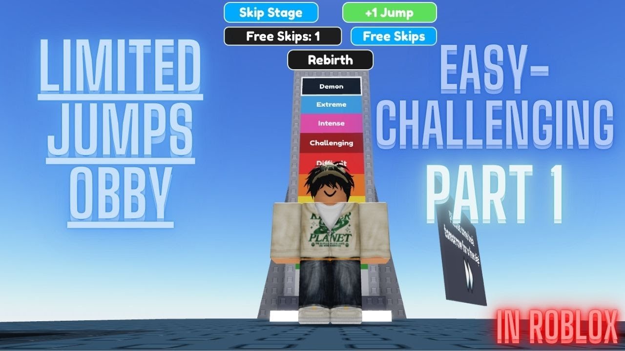 LIMITED JUMPS OBBY II ROBLOX - YouTube