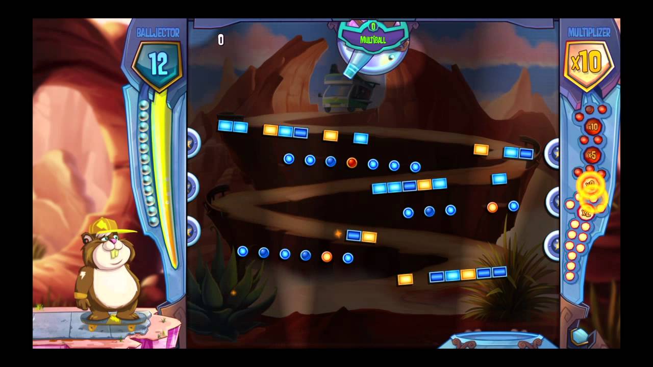 Peggle 2 - multi ball - almost flawless shot - YouTube