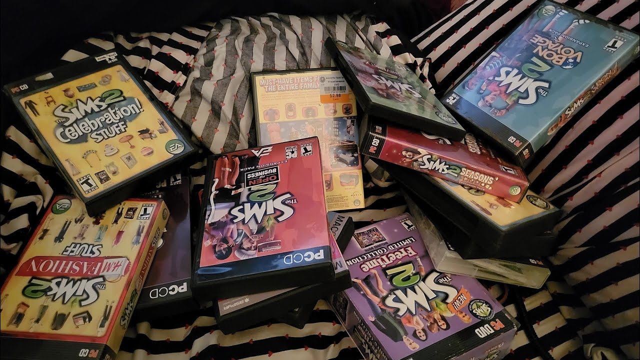 The Sims 2 PC DVD unboxing! :D - YouTube