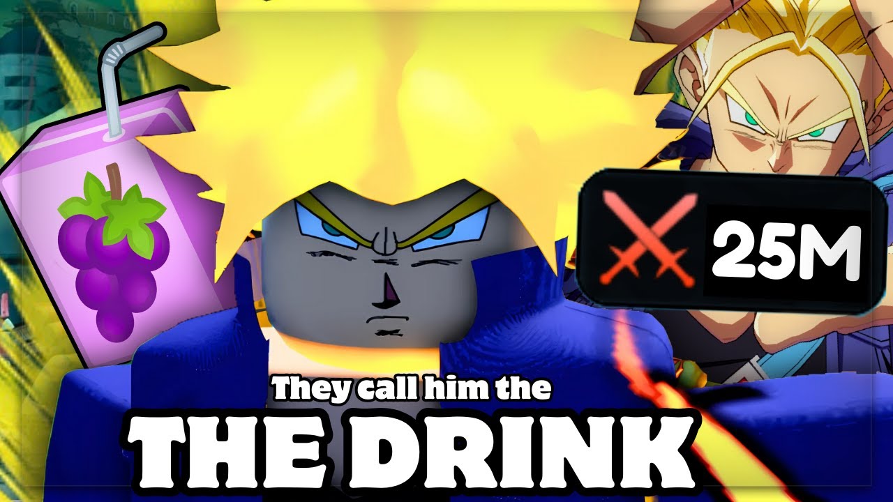 THE DRINK is POWERFULL!! (Trunks Evo) | Anime Last Stand - YouTube