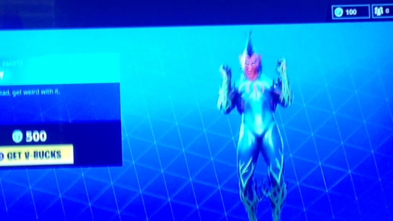 1 min of the blue zany emote fortnite - YouTube