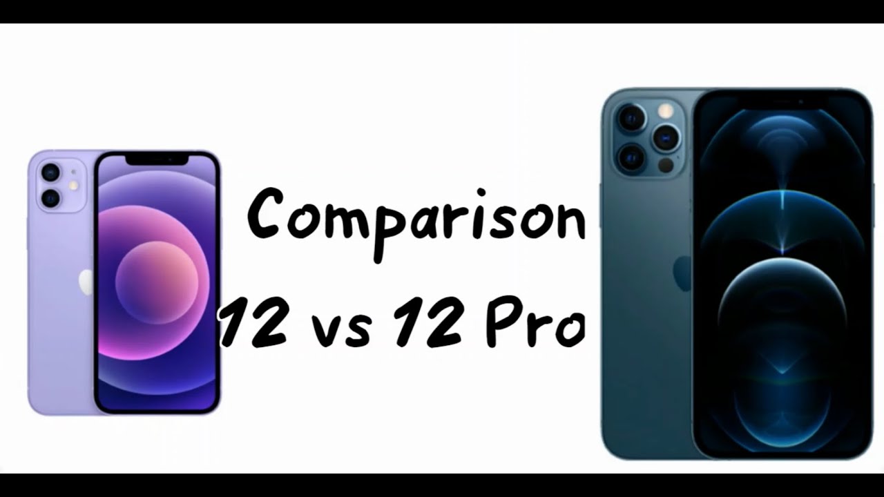 Iphone 12 vs Iphone 12 pro Mobile comparison | Useful Information's ...